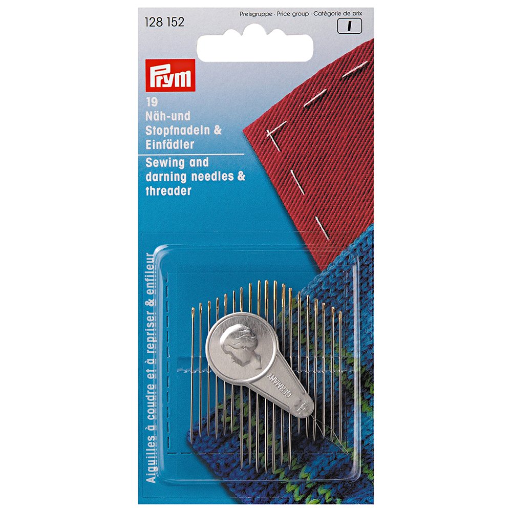 Agujas para coser y zurcir + enhebrador PRYM – La Crisálida
