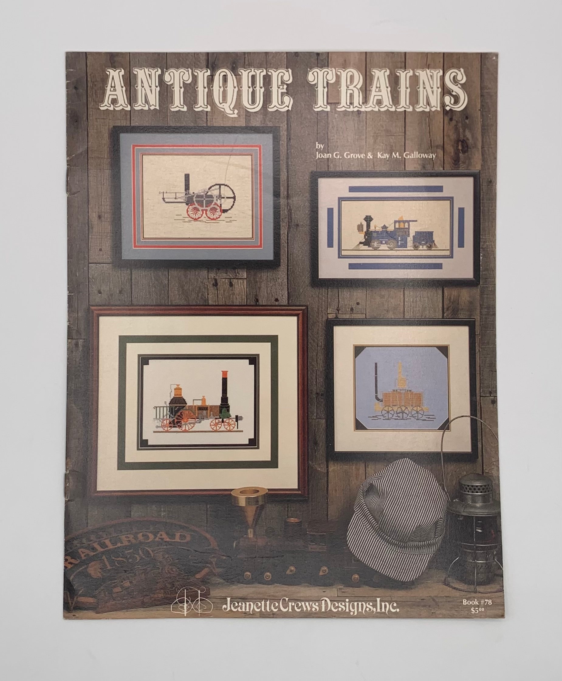 Plantilla "Antique trains" Nº 78 Jeanette Crews Designs (Idioma inglés ...
